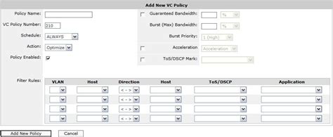 matching packets to tos dscp values