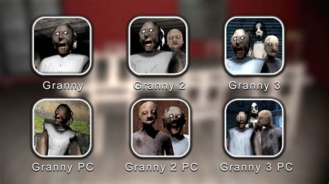 Granny All Official Chapters 1 2 3 Pc Vs Mobile Full Gameplay Granny