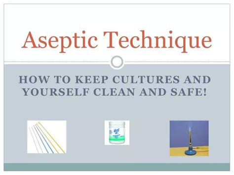 PPT Aseptic Technique PowerPoint Presentation Free Download ID 2028259