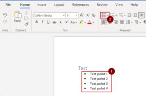 How To Make Collapsible Bullet Point Lists In Microsoft Word Business Tech Planet