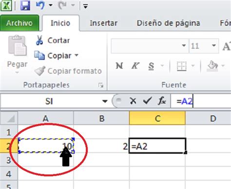 Excel Tipos de fórmulas Informática cotidiana