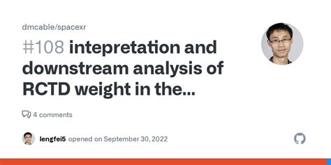 Intepretation And Downstream Analysis Of Rctd Weight In The Output