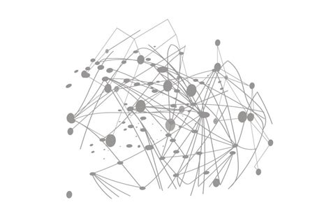 abstract technology network connection black vector image