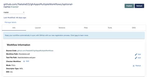 Migrating Your Existing Workflows To Use Github Apps — Dockstore