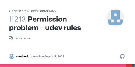 Permission Problem Udev Rules Issue 213 OpenHantek