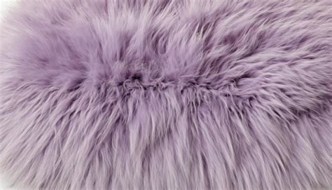 Pink Fur Texture Top View Pink Sheepskin Background Fur Pattern Texture