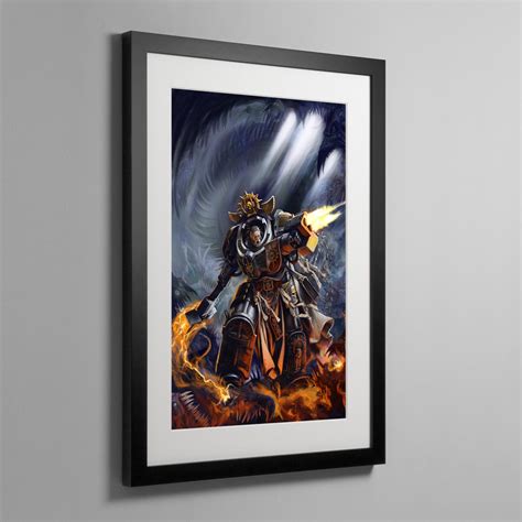 Grand Master Voldus Art Print Warhammer 40k Collectible Warhammer Art