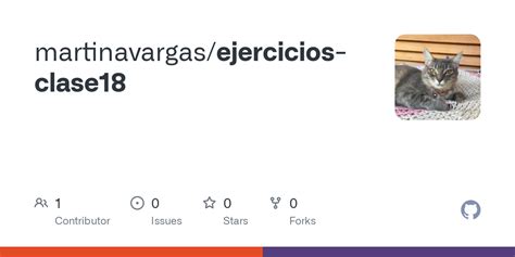 Github Martinavargas Ejercicios Clase