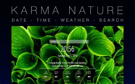 karma Nature Google Chrome 용 확장 프로그램 다운로드