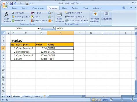 cannot rename a cell in microsoft excel 2007