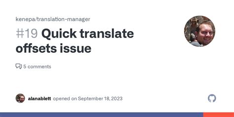 Quick Translate Offsets Issue · Issue 19 · Kenepatranslation Manager