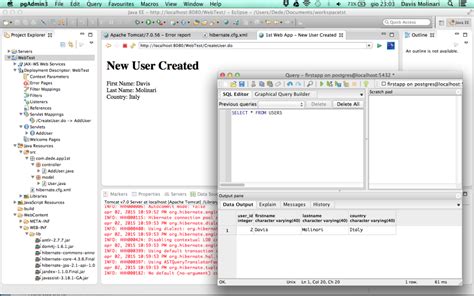 how to create a web application from scratch with java eclipse tomcat hibernate and