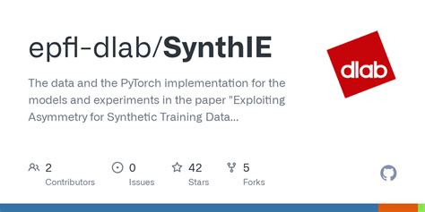 github epfl dlab synthie the data and the pytorch implementation for