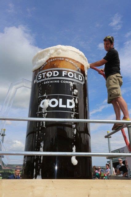 Worlds Largest Beer Barrel At Le Tour