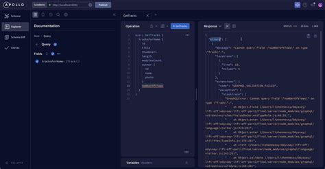 Errors When Queries Go Sideways GraphQL Tutorials