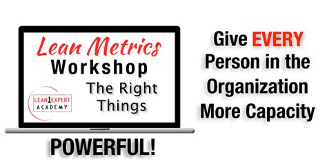 Lean Metrics Workshop
