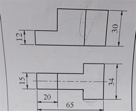 Solved Draw The Missing View Using Autocad And Explain Chegg