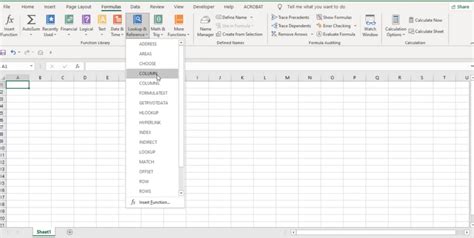 Columns Function In Excel A Comprehensive Guide