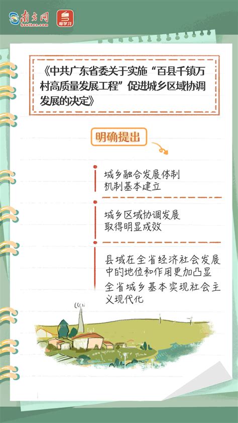 高质量开新局｜促进城乡区域协调发展，广东这样推进“百千万工程”