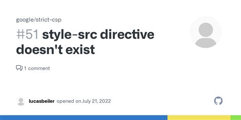 Style Src Directive Doesn T Exist Issue 51 Google Strict Csp GitHub