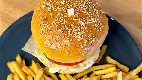 ბურგერის რეცეპტი ბურგერის პური ბურგერის მომზადება Burger Youtube