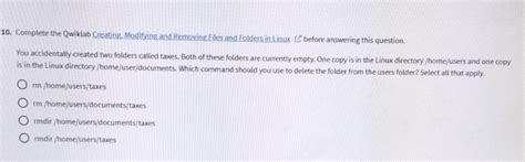 Solved Complete The Qwiklab Creating Modifying And Removing Files And