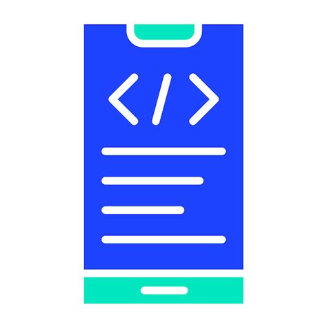 Premium Vector App Development Vector Icon Design Illustration