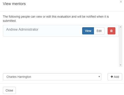 Add A Mentor To An Evaluation Rediker Software