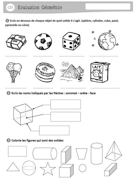 Les Solides Evaluation Wiskunde