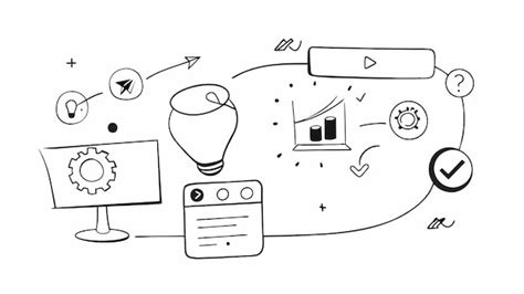 Visualization Of Integration Crm Systems For Landing Page Vector