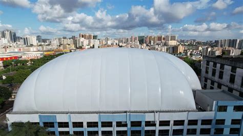建在楼顶上的气膜馆 浙江兴仕利气膜科技有限公司
