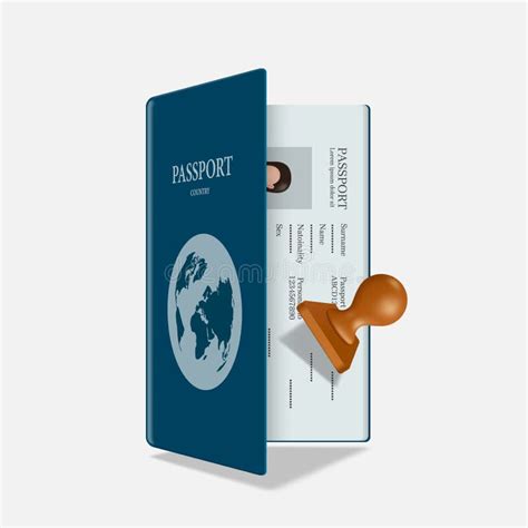 Inside Passport Stock Illustrations 1263 Inside Passport Stock