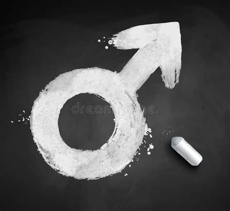 Ejemplo Del Vector Del Símbolo Masculino Del Género Ilustración Del