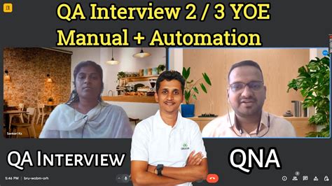 Software Testing Mock Interview 2 Yoe Manual Testing Automation