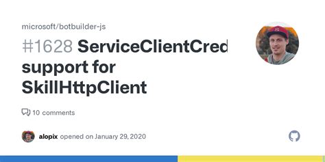 serviceclientcredentials support for skillclient · issue 1628
