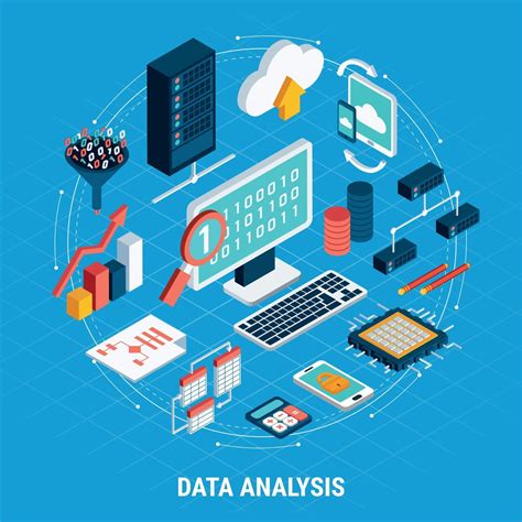 Data Analysis Isometric Set Vector Illustration 2397720 Vector Art At Vecteezy