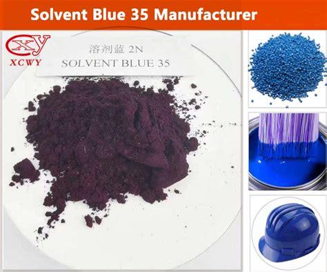 Oil Soluble Dyes Solvent Blue 35 For Plastic Industry