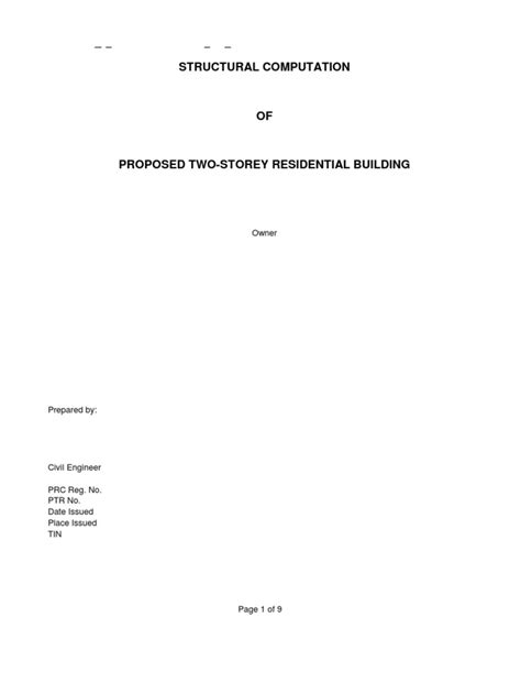 Structural Design Analysis Pdf Beam Structure Components