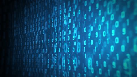 computer screen binary code loop 4k stock footage video 100 royalty