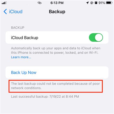 How To Fix The Last Backup Could Not Be Completed Error Citizenside