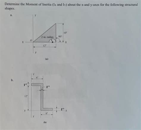 Solved Determine The Moment Of Inertia Ix And Iy About The