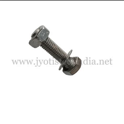 Black Galvanized Stainless Steel Ss Bolt Nut Washer Inside Diameter 3