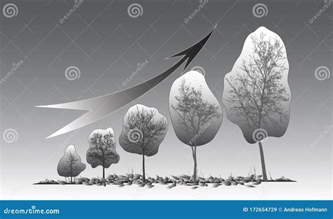 Graph Set Environment Diagram Infographic Icon Business Chart Cartoon Vector