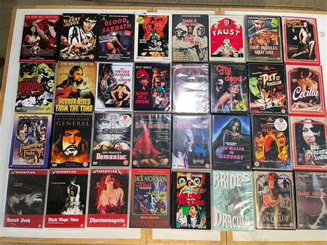Huge Horror Dvd Bundle 70s Jess Franco Hammer Occult Folk Sleaze