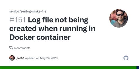 Log File Not Being Created When Running In Docker Container · Issue