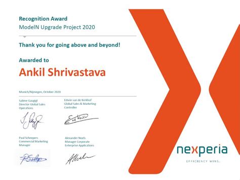 Ankil Shrivastava On Linkedin Thank You Nexperia