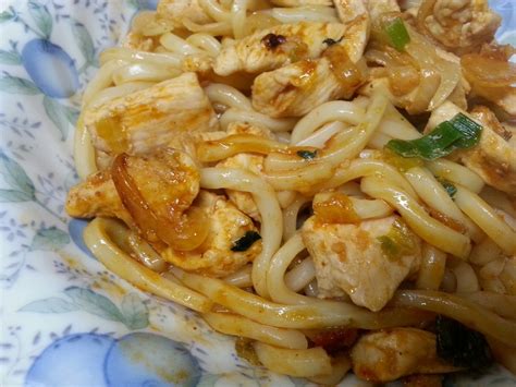 닭가슴살 볶음우동