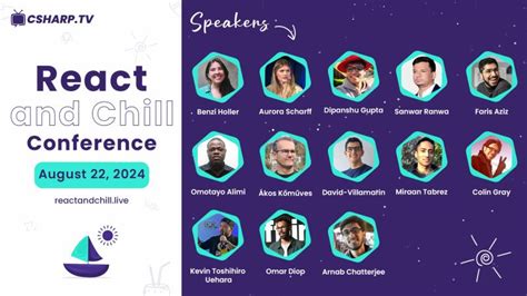 Csharp Tv On Linkedin Reactandchill Csharptv Reactandchill Reactconference Reactjs