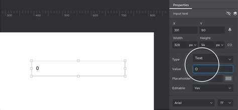 how to design a display of increasing and decreasing numbers