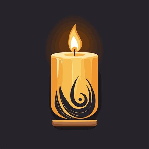 Premium Vector Candle Vector Sticker
